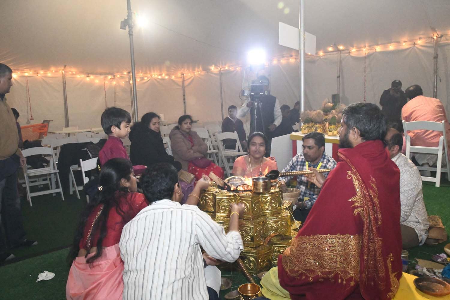 Sri Mahalakshmi Shila Vigraha Pratista Mahostava Sahitha Sri Mahalakshmi Yagam 2024 Day 02 - ALTGC