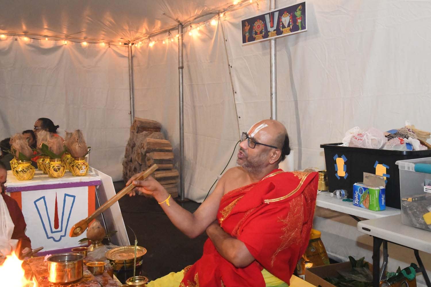 Sri Mahalakshmi Shila Vigraha Pratista Mahostava Sahitha Sri Mahalakshmi Yagam 2024 Day 02 - ALTGC